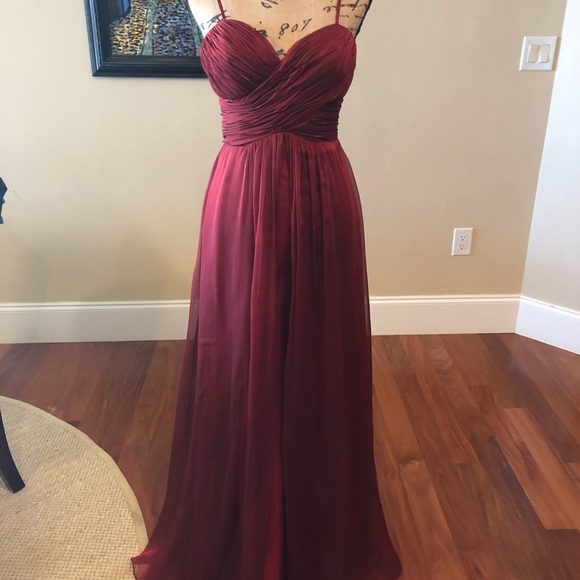 Samila & co. | Dresses | Samila Co Full Length Red Gown | Poshmark